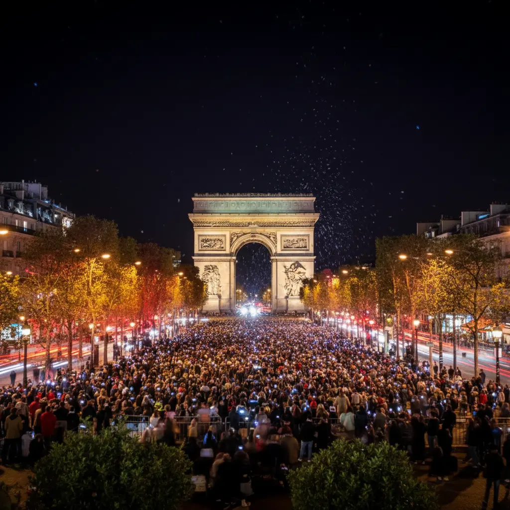 Champs-Élysées Christmas Illuminations: A Dazzling Spectacle Until ...